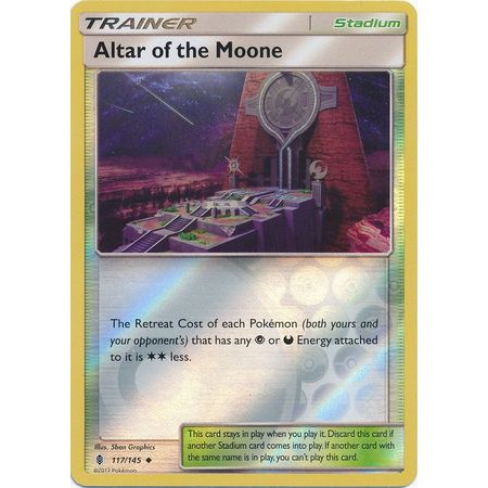 寶可夢 PTCG SM2 117/145 Altar of the Moone 反閃 | 蝦皮購物