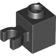 【小荳樂高】LEGO 黑色 1x1 磚塊/積木帶1小夾手(垂直) Brick Clip 30241b 4533771 | 蝦皮購物