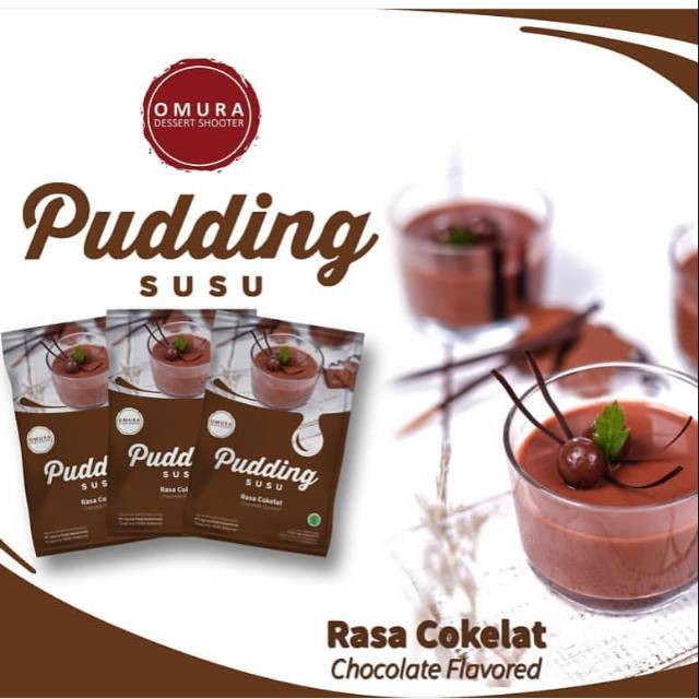 Omura Pudding Susu Cokelat 130 Gram | 蝦皮購物