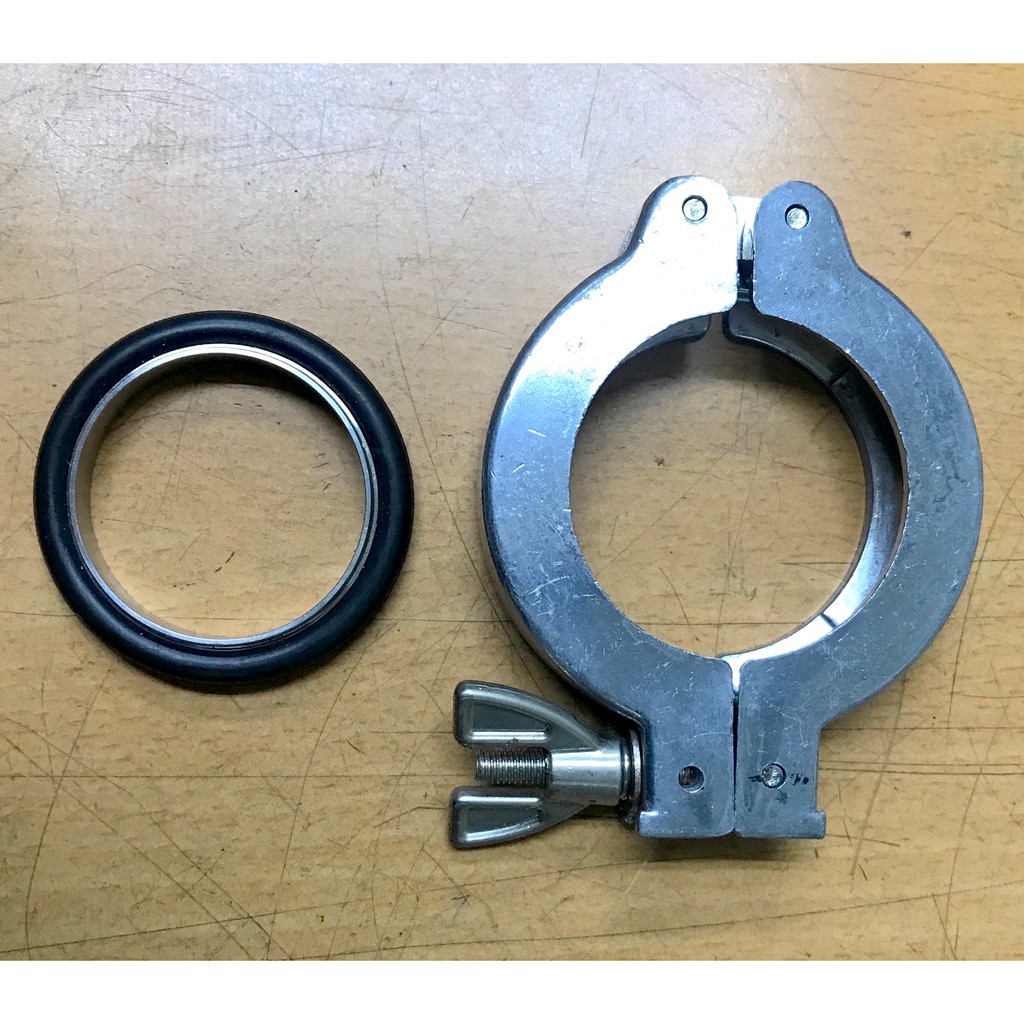 真空扣環/真空幫浦/真空機接頭-KF40(NW40)/O-RING/CLAMP/BELLOWS軟管 | 蝦皮購物