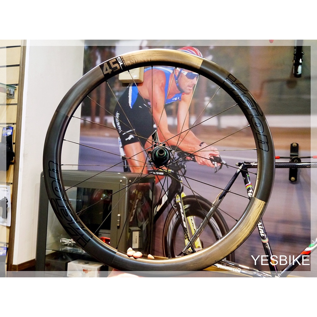 優仕單車 】新款 VISION METRON 45 SL DISC 全碳纖維公路車碟煞輪組 | 蝦皮購物