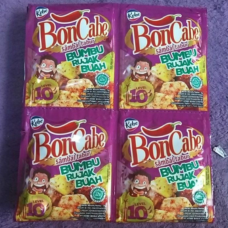 BON CABE BUMBU RUJAK BUAH harga persaset | 蝦皮購物