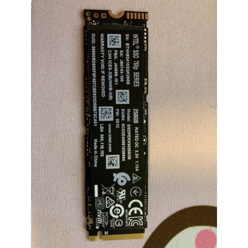 Intel SSD 760p Series的價格推薦 - 2025年12月 | 比價比個夠BigGo