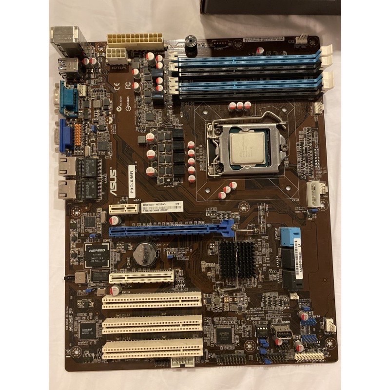 華碩 1150 主機板 Asus P9D-X /MR 伺服器雙網路 有擋板（只資源ECC DDR3記憶體） | 蝦皮購物