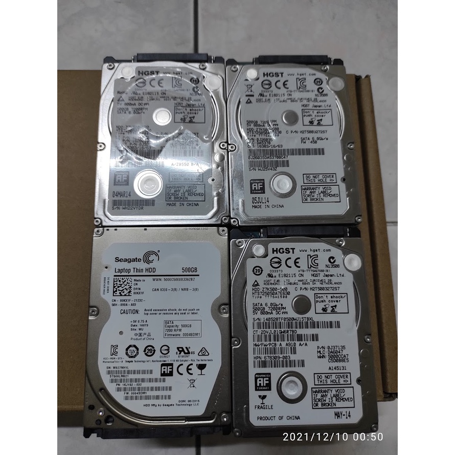 HITACHI SEAGATE TOSHIBA 500G 2.5" SATA HDD | 蝦皮購物