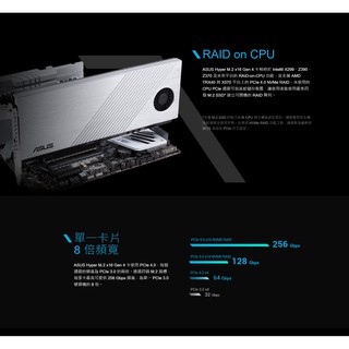 ASUS華碩 HYPER M.2 X16 GEN 4 CARD 支援4組M.2/限NVMe/PCIe模式/擴充卡/原價屋 | 蝦皮購物