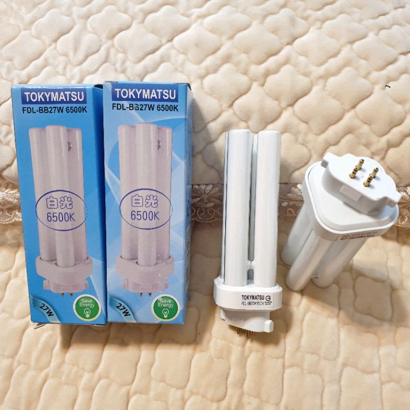 TOKYMATSU 27W BB燈管 FDL-BB27W 白光 6500K 120V 60Hz 檯燈燈管 飛利浦檯燈燈管 | 蝦皮購物