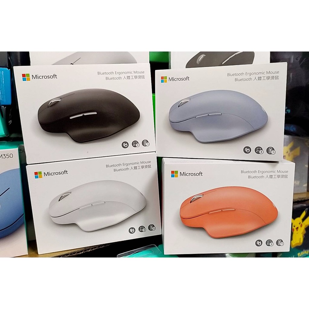 微軟 microsoft bluetooth ergonomic mouse 藍牙人體工學滑鼠 無線 藍光 | BeeCost