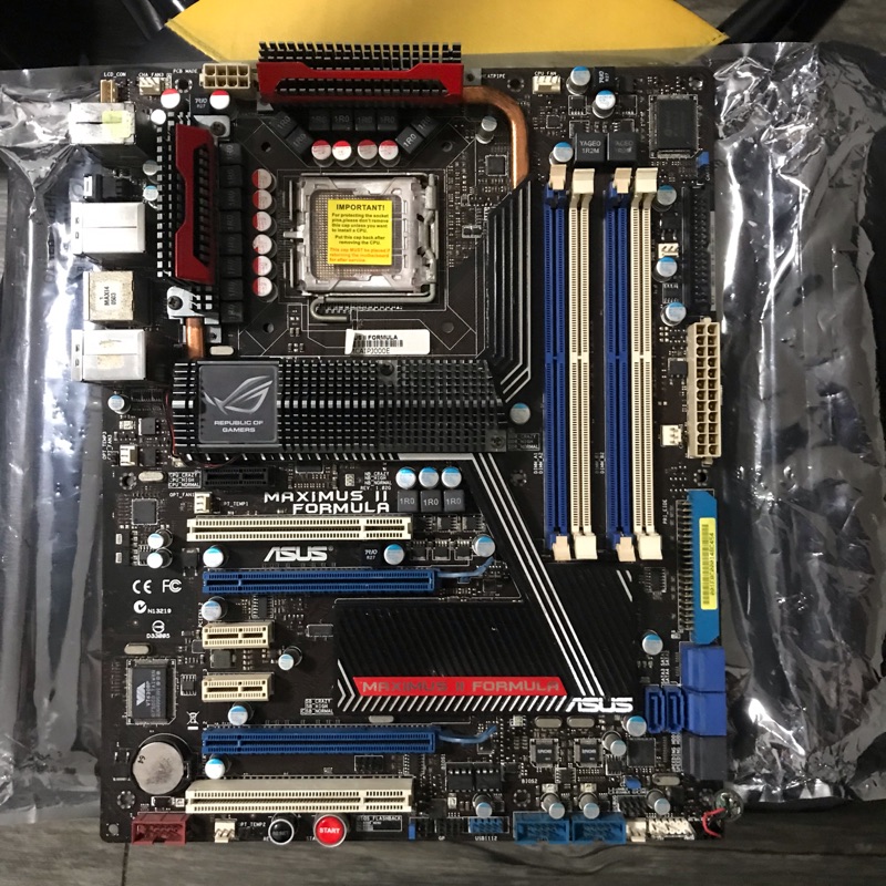 華碩。MAXIMUS II FORMULA 經典ROG 775主機板 | 蝦皮購物