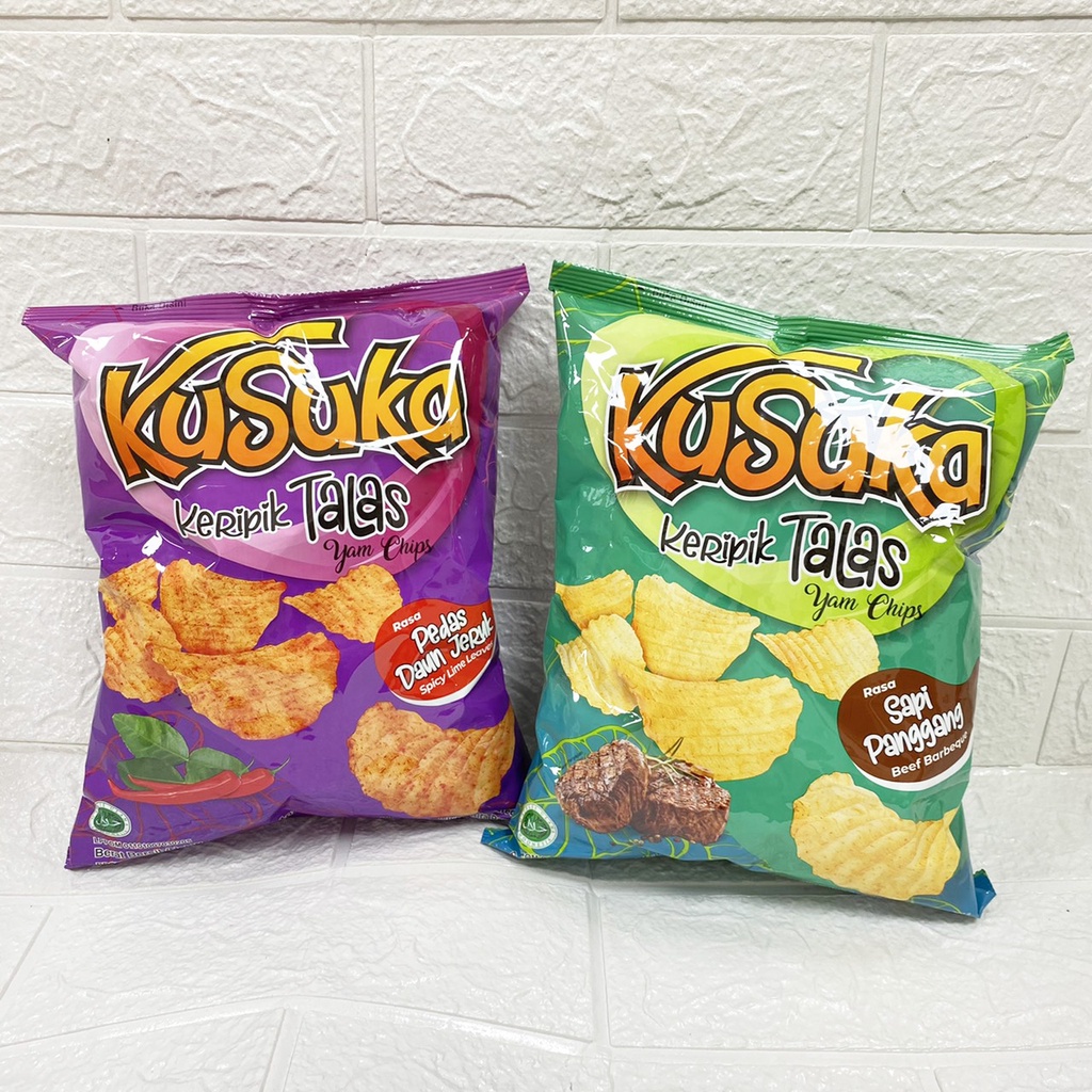 印灣 INWAN 】印尼 KUSUKA KERIPIK TALAS EMPING MELINJO 芋頭脆片 恩餅 | 蝦皮購物