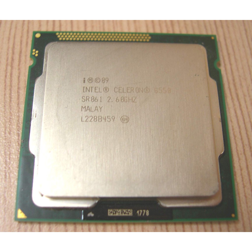 Intel® Celeron® 處理器G550 (2M 快取記憶體、2.60 GHz) CPU 1155 腳位 | 蝦皮購物