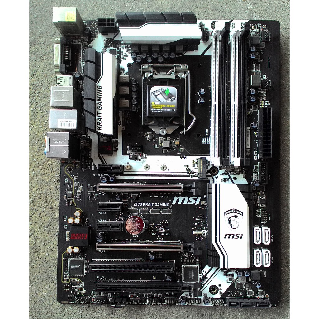 微星 MSI Z170 KRAIT GAMING LGA1151 主機板 良品 | 蝦皮購物