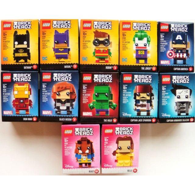 【積木樂園】樂高 LEGO 41585-41596 BrickHeadz 一套 12組 | 蝦皮購物