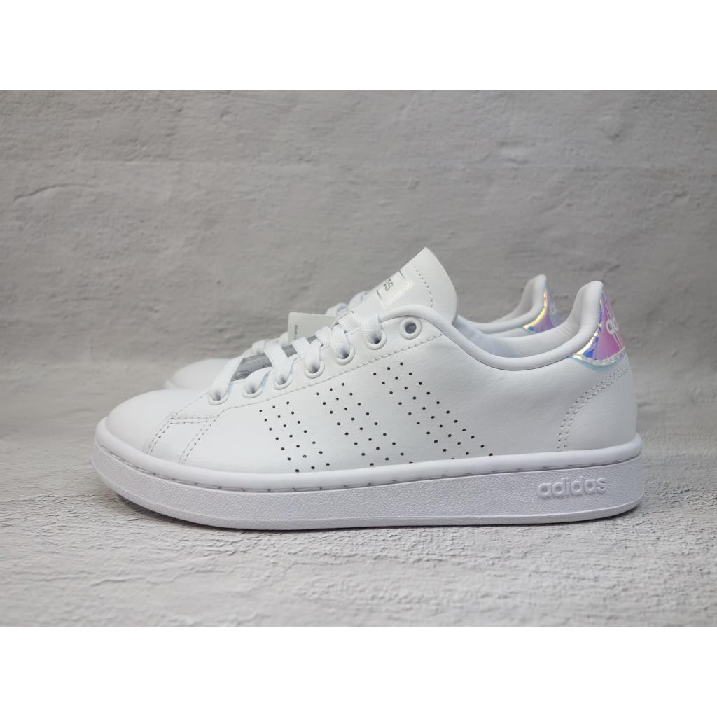 [麥修斯]ADIDAS ADVANTAGE 休閒鞋 板鞋 愛迪達 經典 白色 女款 EE9690 | 蝦皮購物
