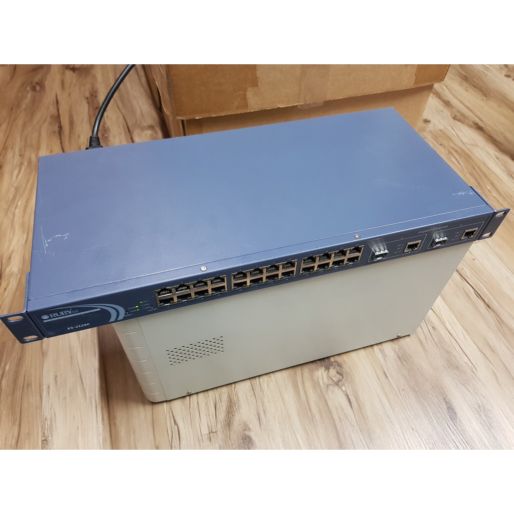 RUBYTECH ES-2126C 二層網管交換機 SWITCH | 蝦皮購物