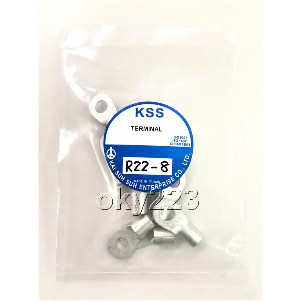 R 22-6 壓著 端子 KSS 凱士士 壓接 R型 O型 圓孔 接線 S 6 8 10 12 oky223 1501 | 蝦皮購物