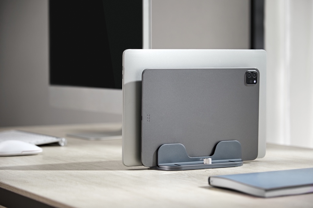 【瑞米 Raymii】 LNS-7-B 鋁合金雙槽直立式筆電支架 筆電架 電腦架 散熱架 散熱支架 電腦支架 | 蝦皮購物