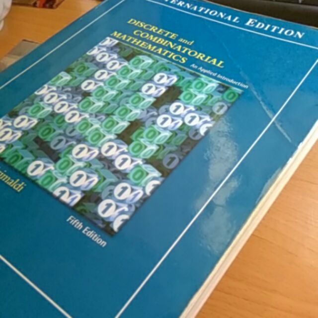 [夢書/20 H2] Discrete and combinatorial mathematics 5e | 蝦皮購物