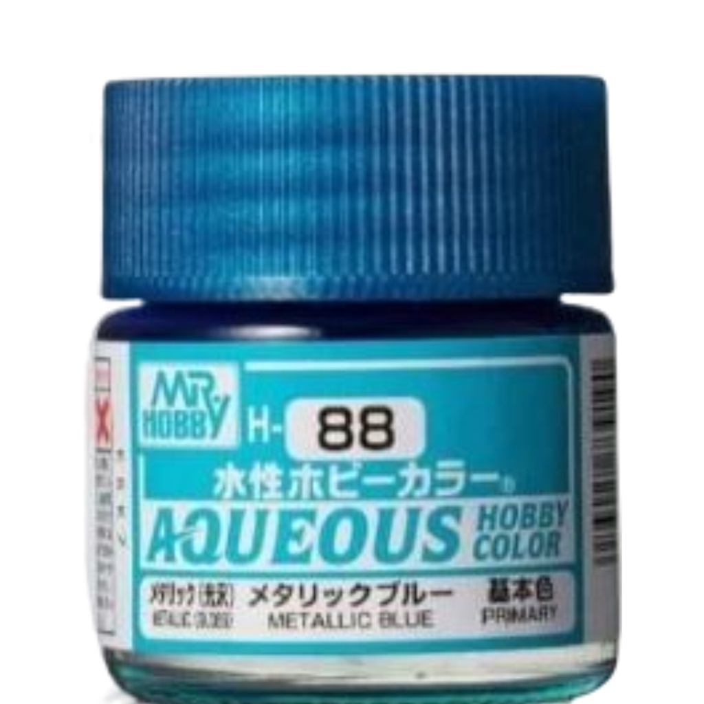 GUNZE 水溶性丙烯酸樹脂漆 亮光金屬藍色 10ml 貨號H88 | 蝦皮購物