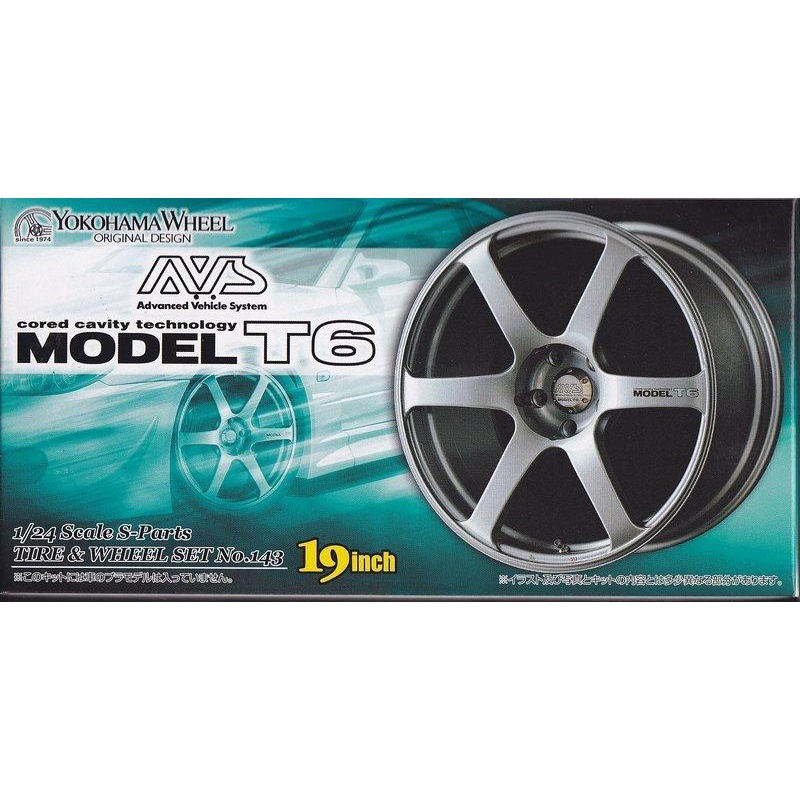 【傑作坊】AOSHIMA 1/24 AVS MODEL T6 19吋改裝輪圈 | 蝦皮購物
