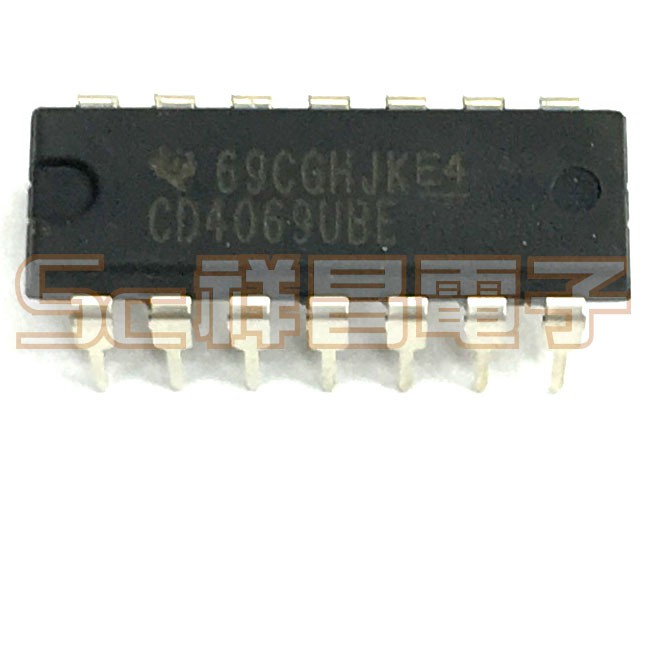 【祥昌電子】CMOS 4069 晶片 IC半導體 DIP | 蝦皮購物