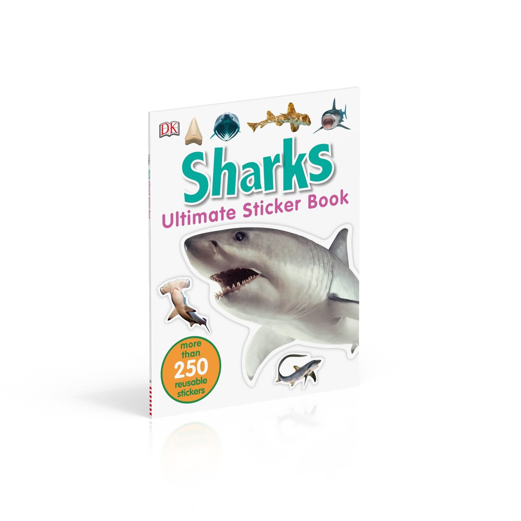 DK Sharks Ultimate Sticker Book 【百科貼紙書：鯊魚】 | 蝦皮購物