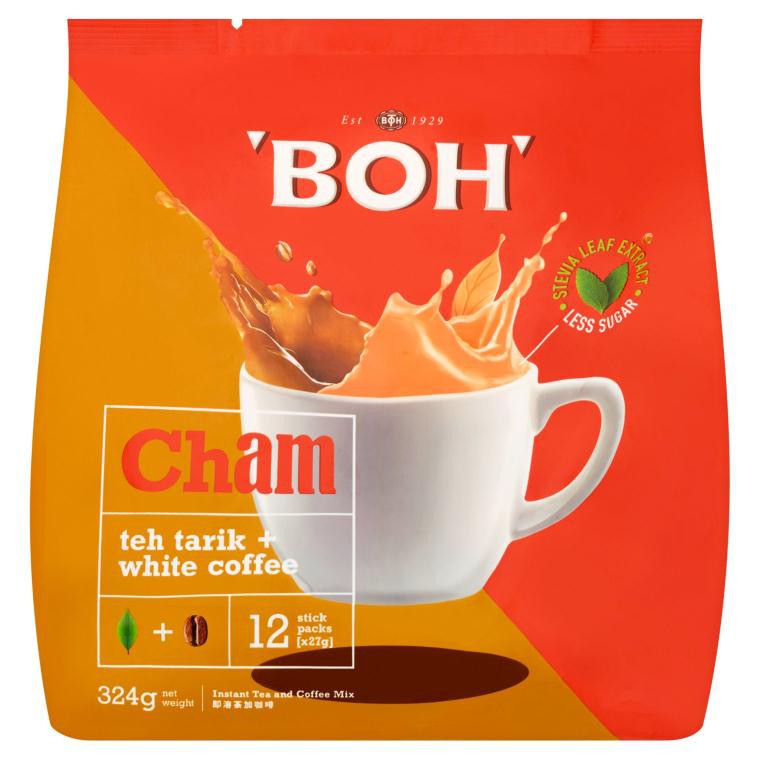 下單即出貨！馬來西亞90年老字號 BOH Cham (Teh Tarik + White Coffee) | 蝦皮購物