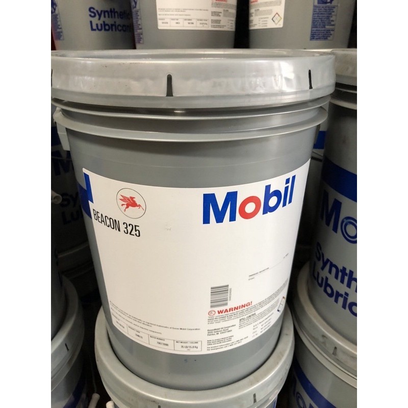 【MOBIL 美孚】BEACON 325、特殊合成潤滑脂、15.8KG/桶裝【軸承、培林-合成潤滑用】美國進口 | 蝦皮購物