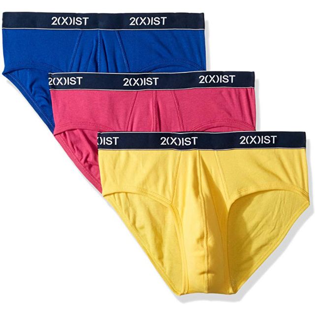 2xist essential cotton brief 3-pack M號 藍紅黃 | 蝦皮購物