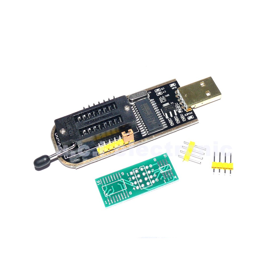 【UCI電子】(K-2) 土豪金CH341A 燒錄器 USB 主機板路由液晶 BIOS FLASH 24 25 燒錄器 | 蝦皮購物