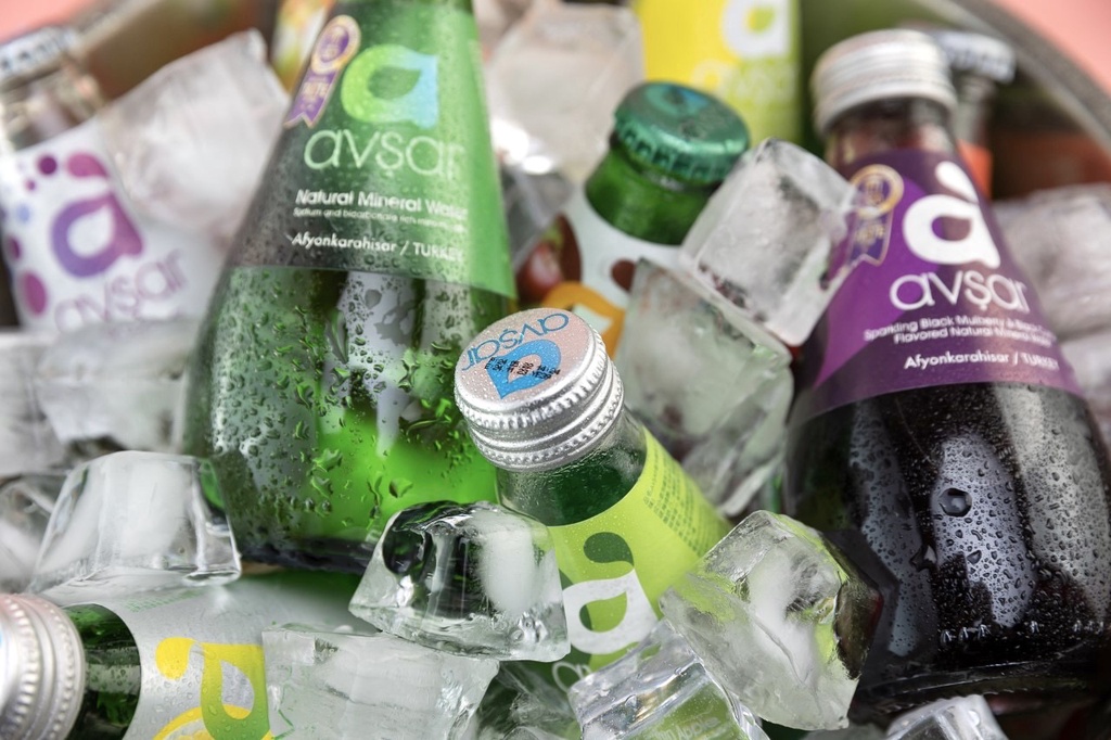 Avsar艾芙夏氣泡礦泉水-青蘋果(24罐/入)/土耳其原裝進口/大理石礦區產出/純天然礦物質/氣泡水 | 蝦皮購物