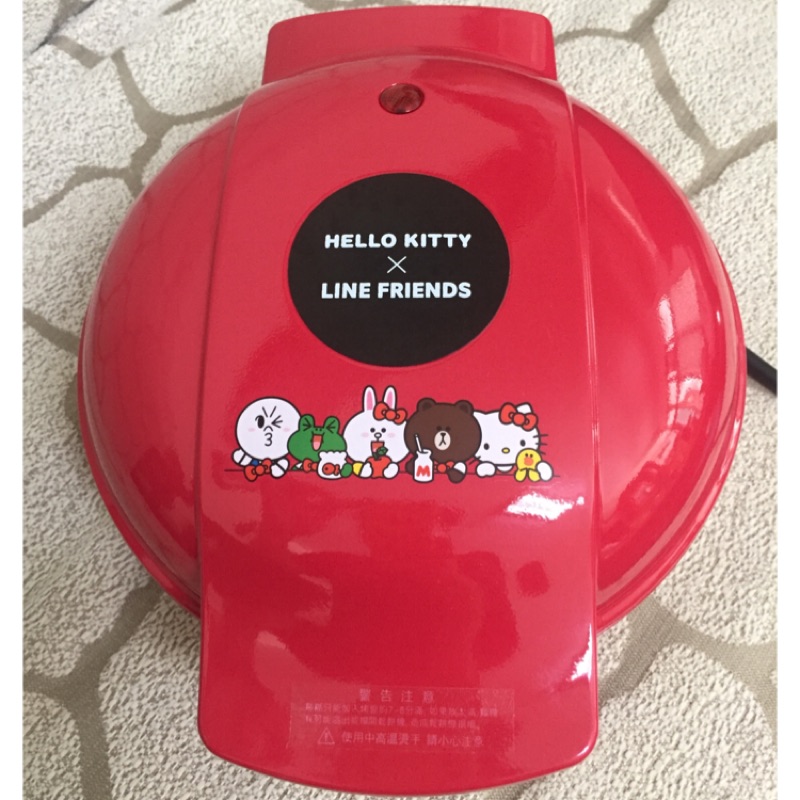 Hello kitty x LINE friends 鬆餅機 | 蝦皮購物