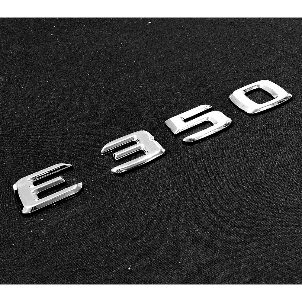BENZ E350 字體 字標 車身字貼 後箱字體 字體高度 25mm | 蝦皮購物