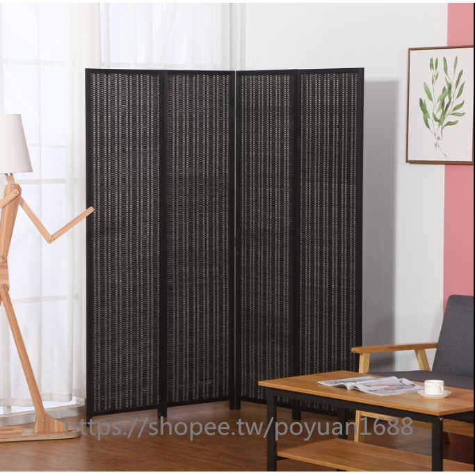 中式屏風 屏風 隔斷 簡約現代屏風隔斷臥室遮擋家用客廳實木經濟型折疊墻移動辦公折屏 | 蝦皮購物