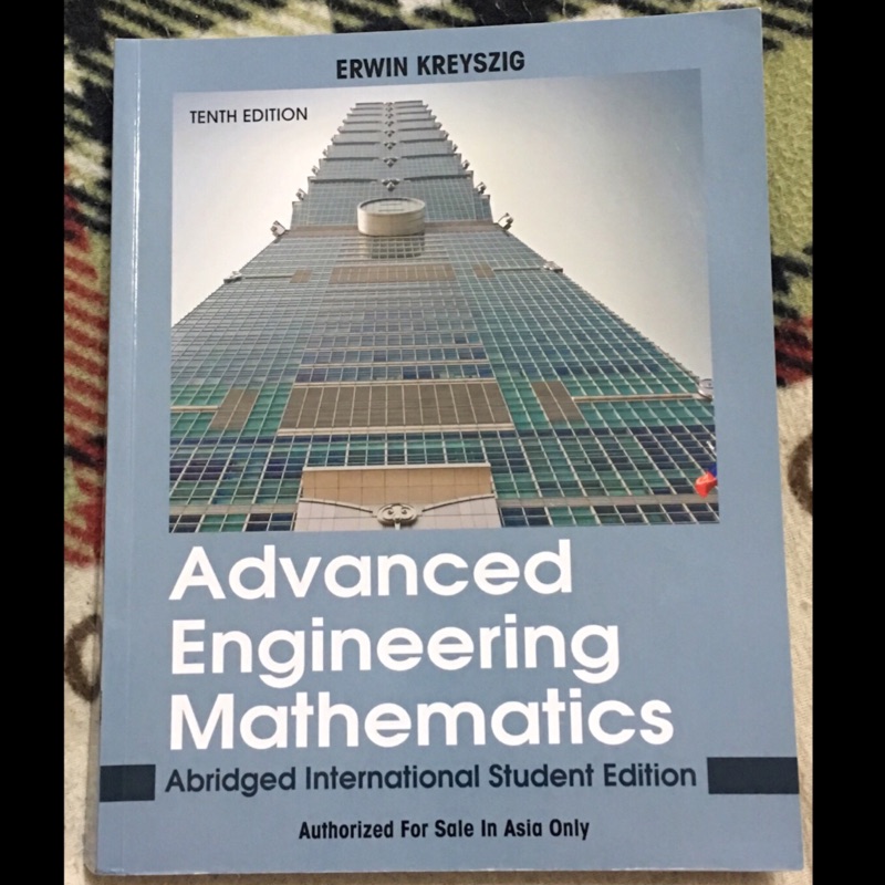 Advanced Engineering Mathematics 工程數學原文課本 | 蝦皮購物