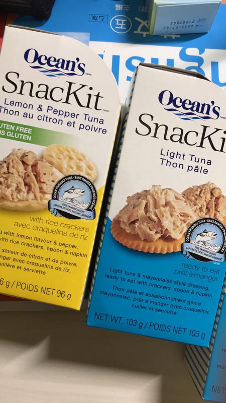 Ocean's Snackit 鮪魚罐頭餅乾點心 三種口味（現貨） | 蝦皮購物
