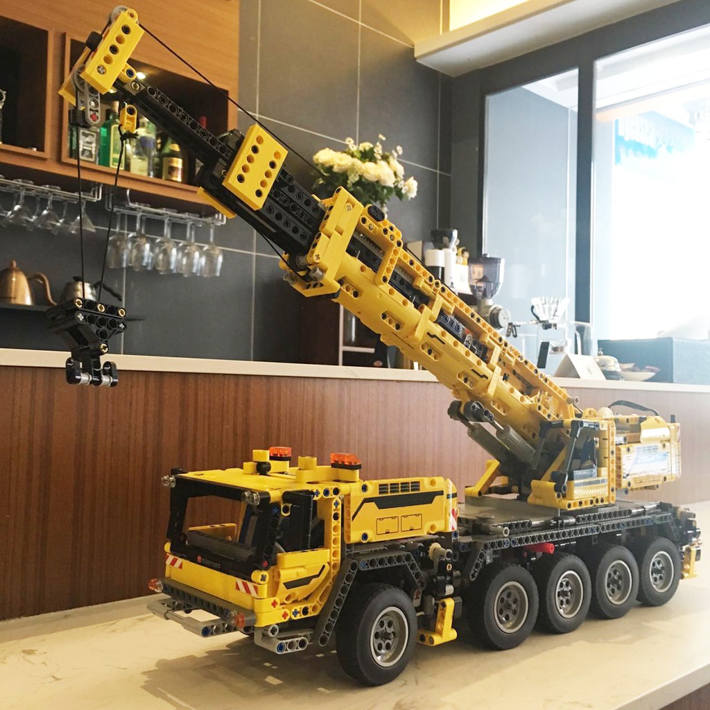 ★多樂趣★樂拼20004 king90004 科技系列 重機吊車 電動吊車 起重機 相容樂高42009 lego | BeeCost