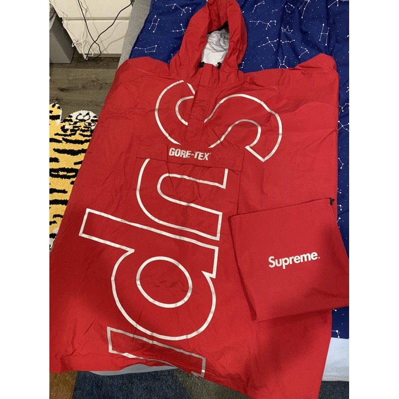 Supreme gore-tex poncho red 19ss 雨衣 罩衫 收藏品 衝鋒衣 3m 反光 | BeeCost
