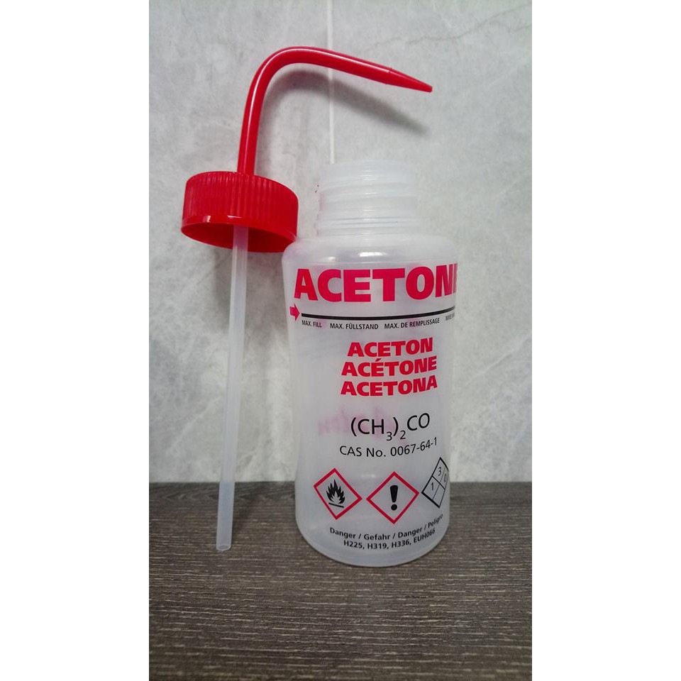 Azlon英製Acetone丙酮溶劑洗瓶500ML | 蝦皮購物