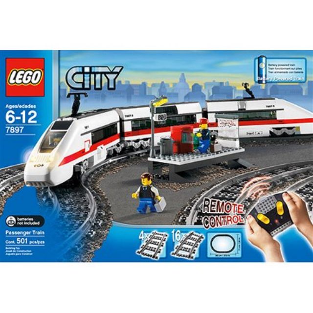 已保留 樂高 lego 7897 經典 火車 子彈列車 客運列車 Passenger Train 全新 現貨 | 蝦皮購物