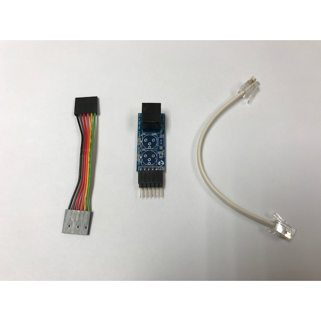 鎰盛- Microchip原廠 ICSP to RJ11 轉接板(含稅價) | 蝦皮購物