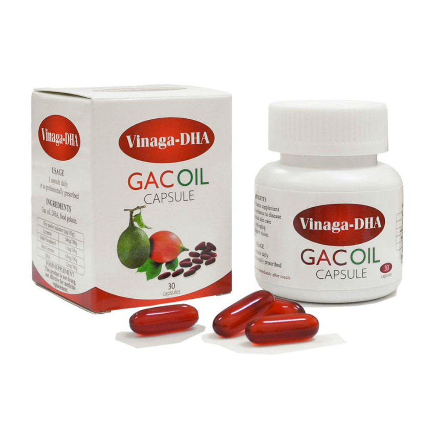 [現貨]Gac Oil Vinaga-DHA CAPSULE 木鱉果油新包裝(出清價賠本價 2年保存 | 蝦皮購物