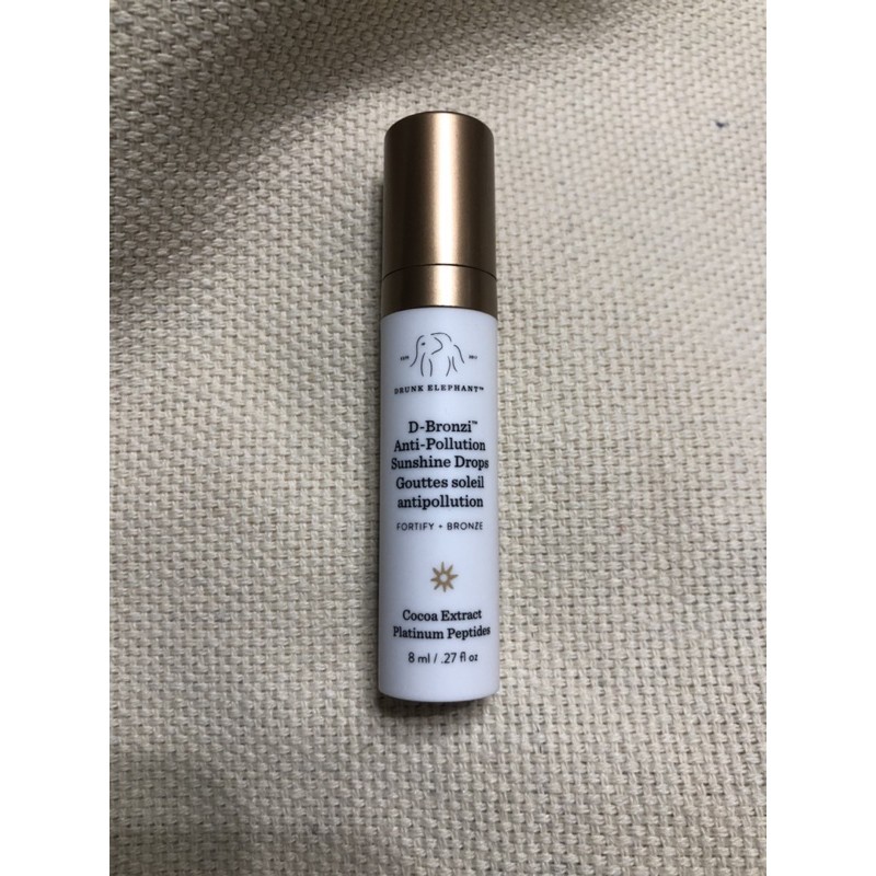 [全新現貨]Drunk Elephant醉象_ D-Bronzi sunshine Drops抗污染陽光古銅精華8ml | 蝦皮購物