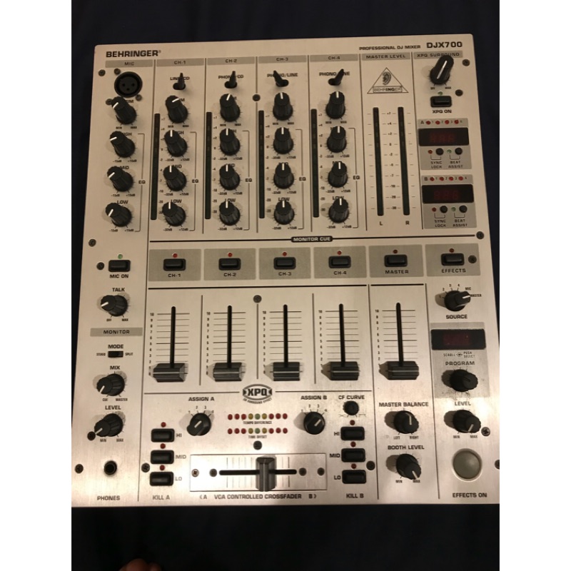 BEHRINGER DJX 700 4CH MIXER 四軌混音器 | 蝦皮購物