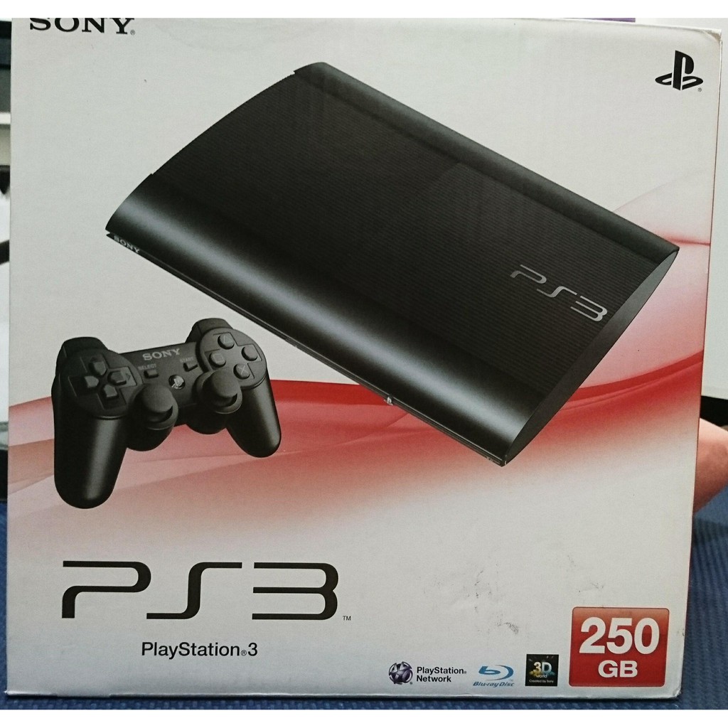 [售] PS3主機 CECH-4007B(木炭黑) 250G +雙原廠搖桿 | 蝦皮購物
