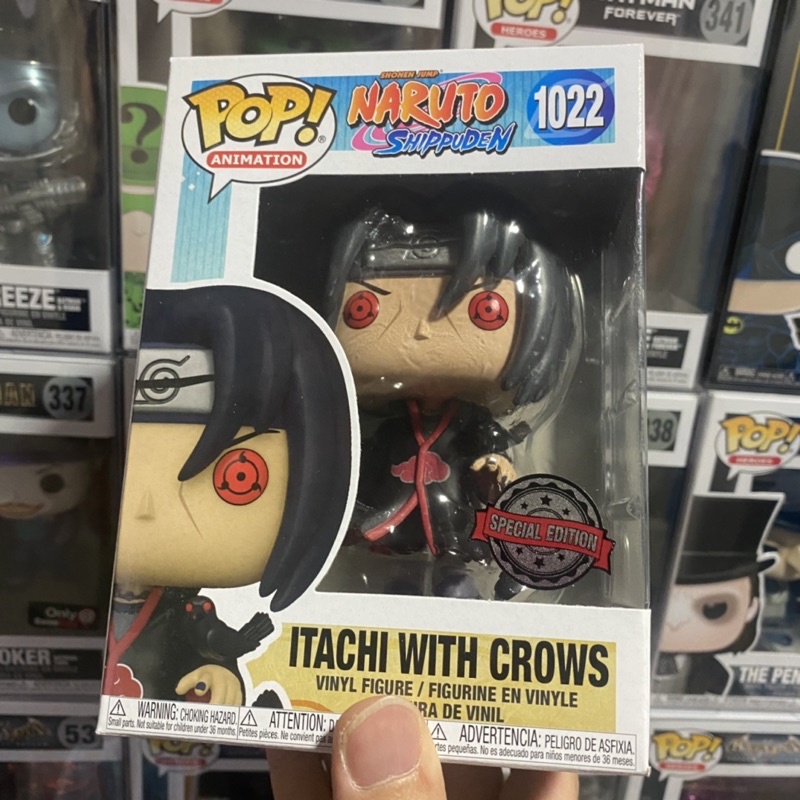 [李大] 正版現貨 Funko POP 火影忍者 宇智波鼬 烏鴉 Itachi with Crows #1022 | 蝦皮購物