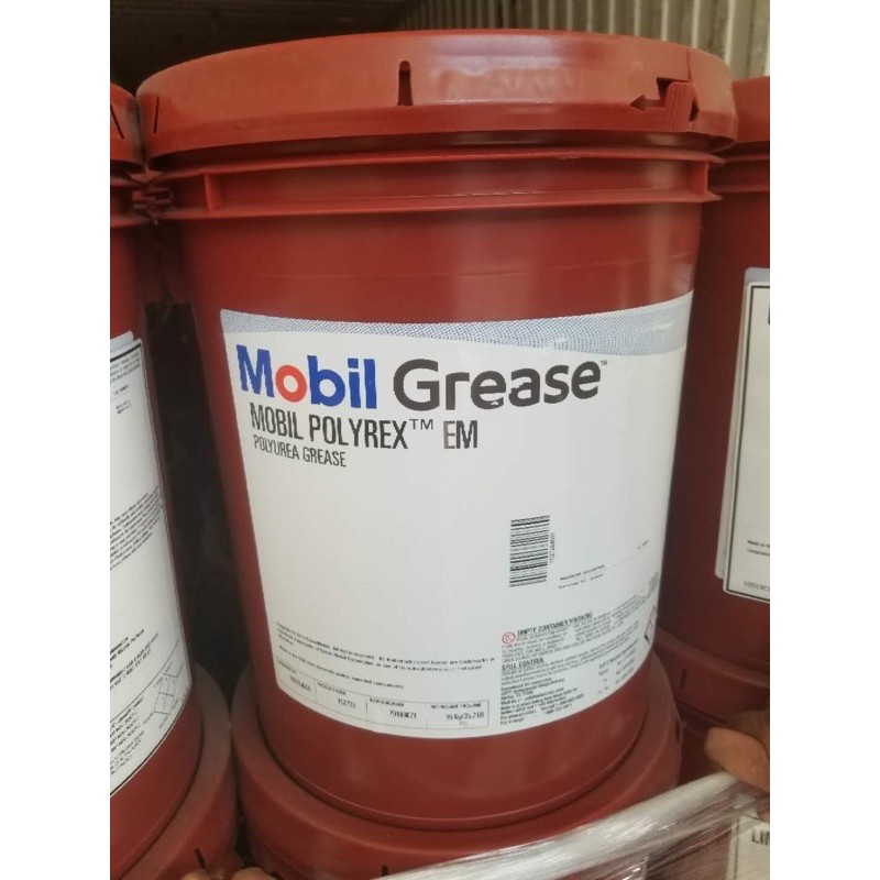 【MOBIL 美孚】Polyrex EM 2、電動馬達軸承潤滑脂、16kg/桶裝【馬達、軸承-合成潤滑用】小桶區 | 蝦皮購物