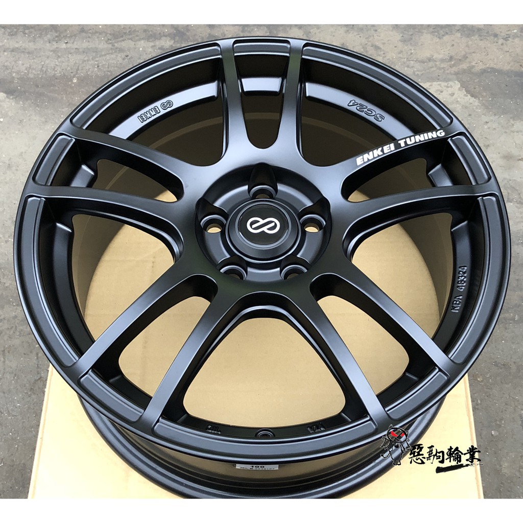 全新鋁圈 ENKEI SC24 16吋 4孔100 5孔100 5孔108 5孔112 5孔114.3 7J 平光黑 | 蝦皮購物