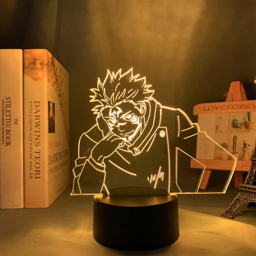動漫燈佑司 itadori jujutsu kaisen led 小夜燈生日禮物 jujutsu kaisen yuji | BeeCost