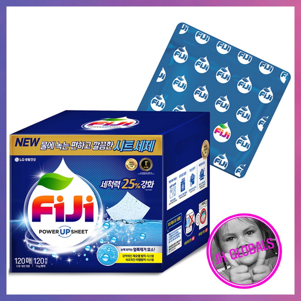 韓國 LG FiJi 飛漬 一紙淨120抽 高效洗衣紙 | 蝦皮購物